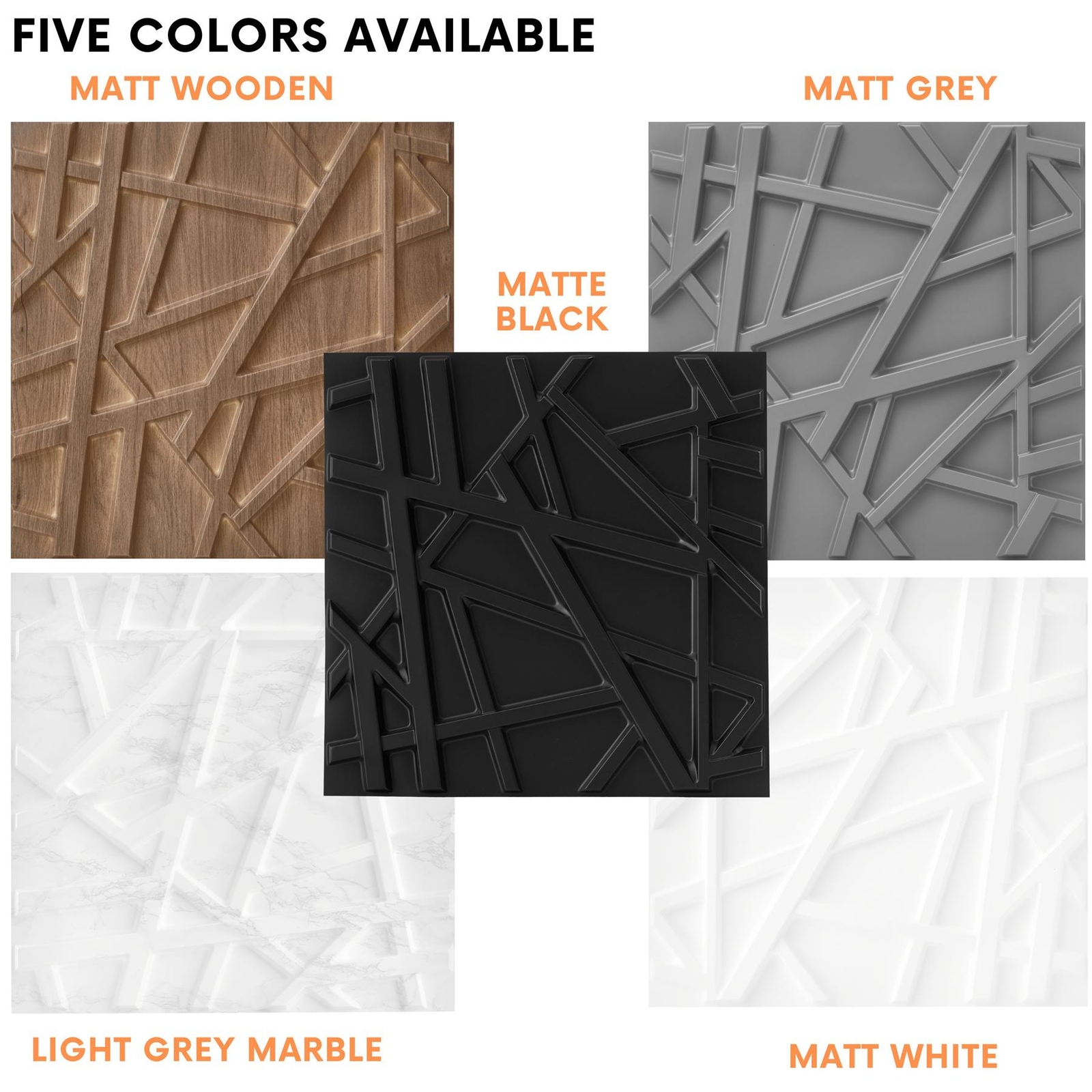 3D Wall Panels with Adhesive | Line Design Decorative Cladding Pa for ...