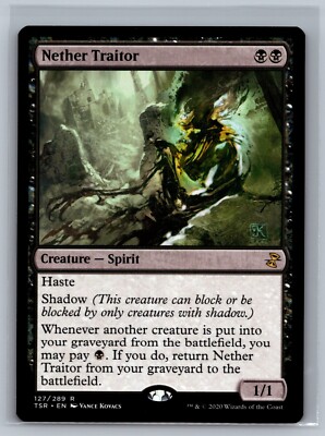Magic The Gathering Time Spiral Remastered Nether Traitor #127/289 MTG ...