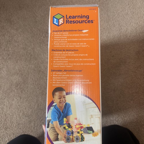 Learning Resources Gears! STEM FINE MOTOR SKILLS FUN Wreckergears ...