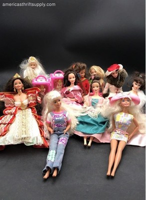 Mattel Barbie 12 Doll Lot Vintage 80s 90s Holiday Spanish Southern ...