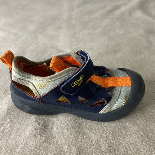 Toddler Boy Osh Kosh B’gosh Blue Orange Water Shoes Sandals Size 8M | eBay