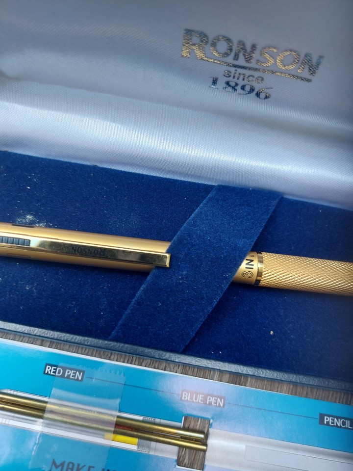 Ronson since 1896 3 In 1 Pen Ballpoint Pencil | eBay Australia