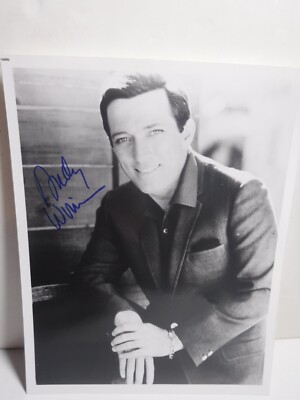 ANDY WILLIAMS Autographed 8X10 Photo | eBay