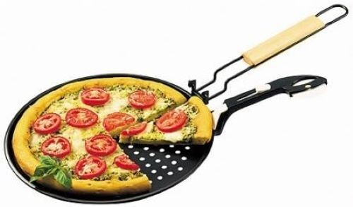 Grill Pro Porcelain / Steel Non-Stick Pizza Grill Pan New 24" x 12 ...