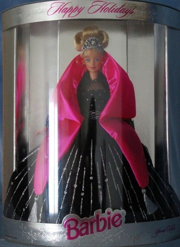 1998 HAPPY HOLIDAYS BARBIE SPECIAL EDITION VERY RARE MISPRINT ERROR ...