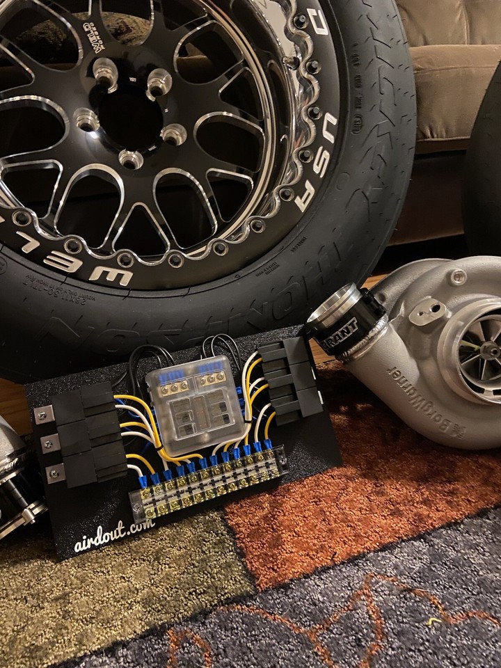 Race Car Fuse/ Relay Panel Block 6 Way Compact Custom Universal LS Swap ...