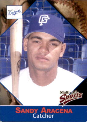 2001 Great Falls Dodgers Grandstand #1 Sandy Aracena - NM | eBay