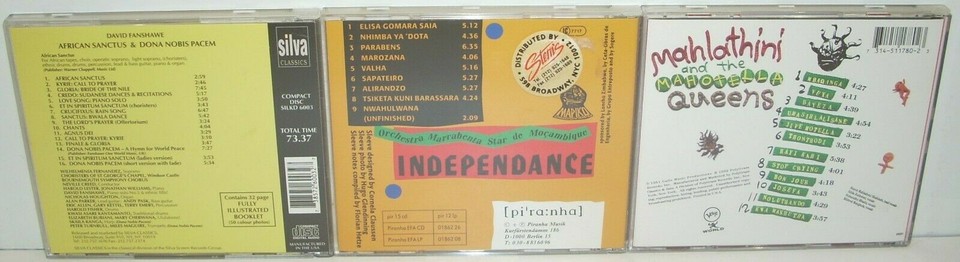 Various Label AFRICAN MUSIC (CD LOT OF 6) Tribal Kenyan Folk Drums ...