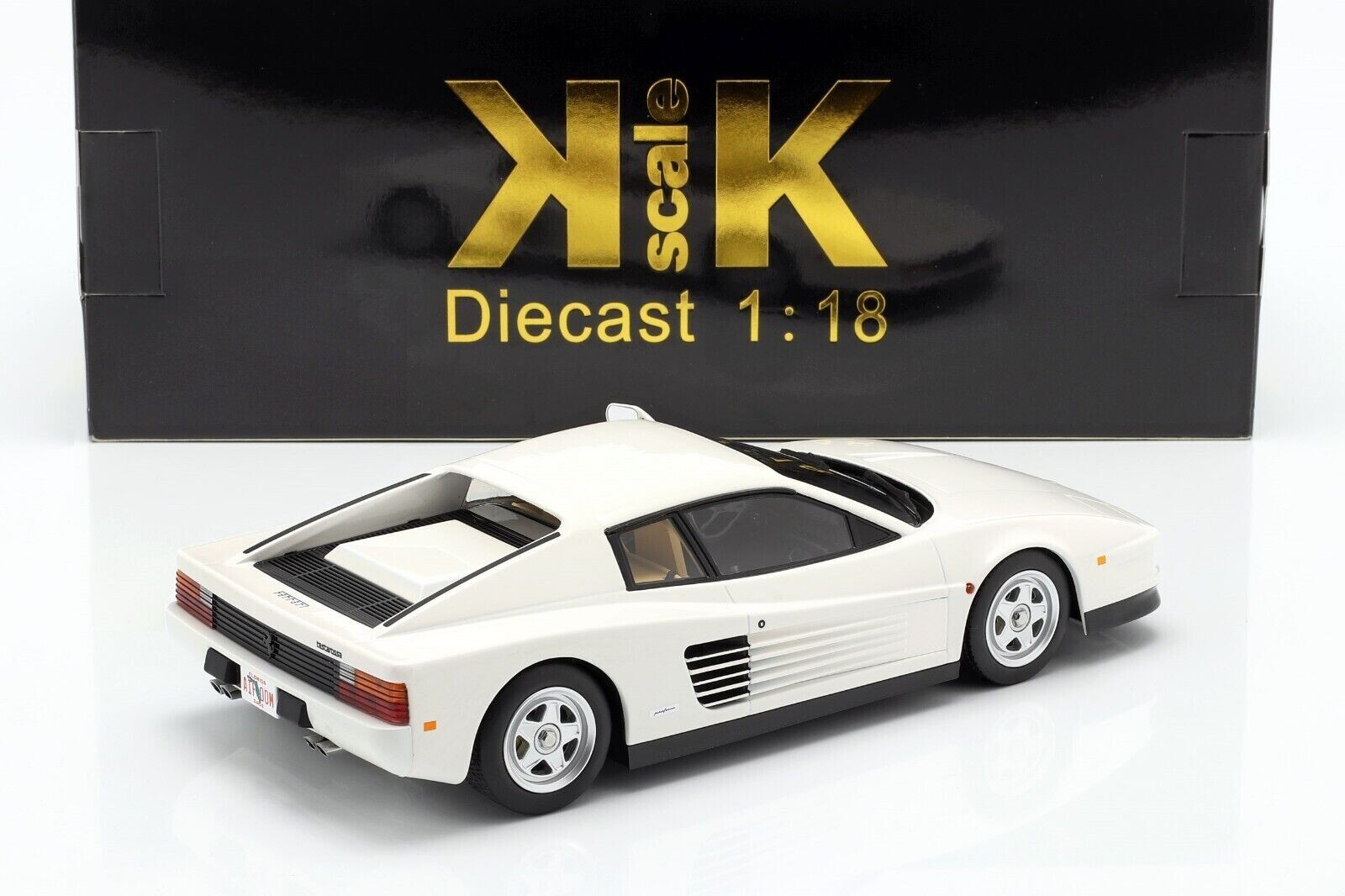 FERRARI TESTAROSSA 1984 MIAMI VICE DIECAST MODEL CAR BY KK SCALE MODELS ...