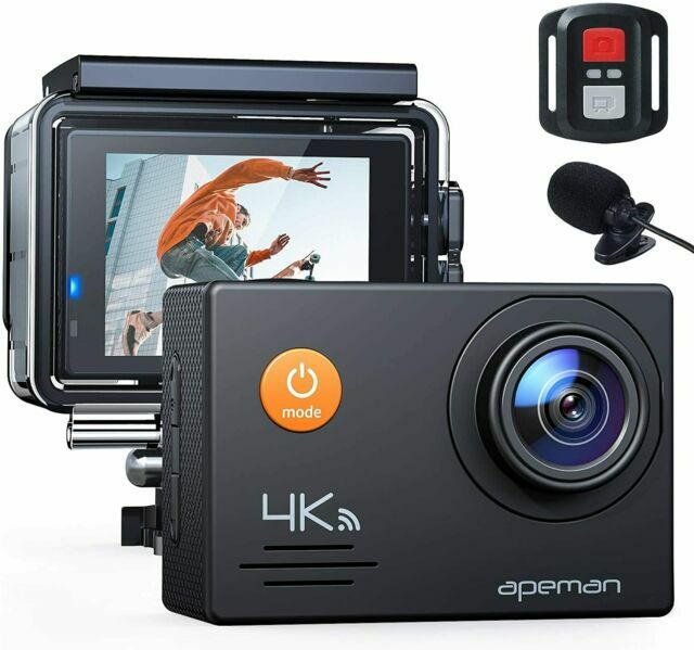 APEMAN A79 4K 16MP Action Camera - Black for sale online | eBay