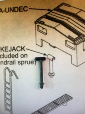 Athearn HO Wide Vision Caboose Parts - Smoke Jack (smokestack) #53908 ...