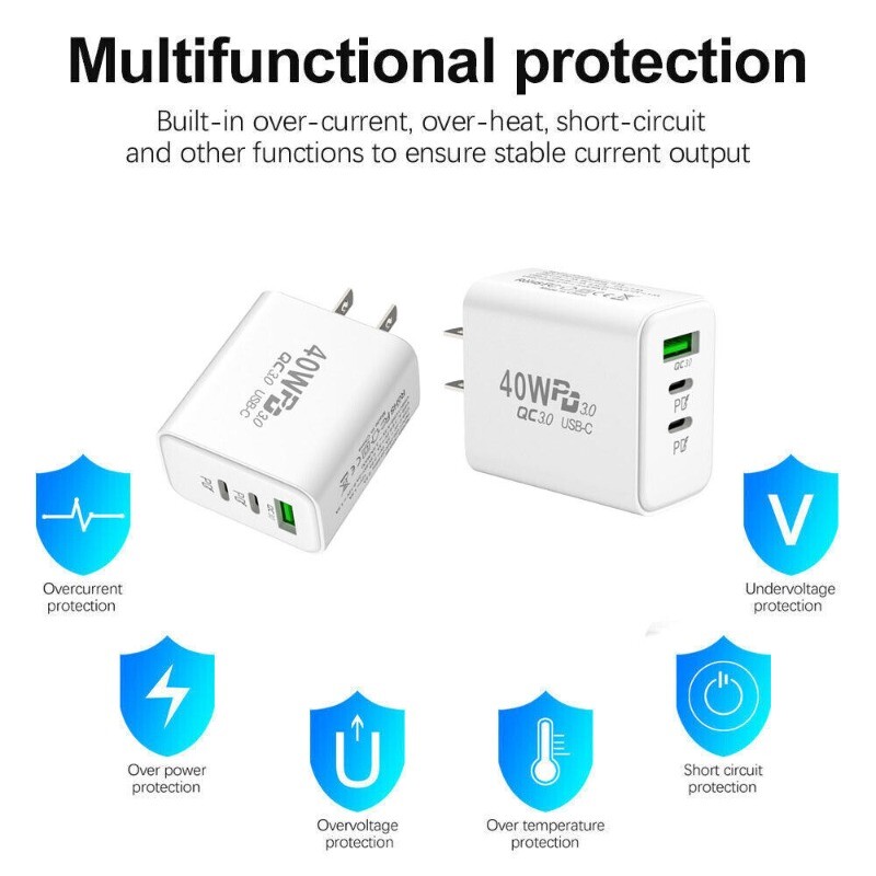 PD 40W Fast Charger Power Adapter & Cable For Samsung A55 A35 A25 A15 ...