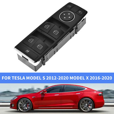 For TESLA MODEL S 2012-20 MODEL X 16-20 Master Power Window Lift Switch ...