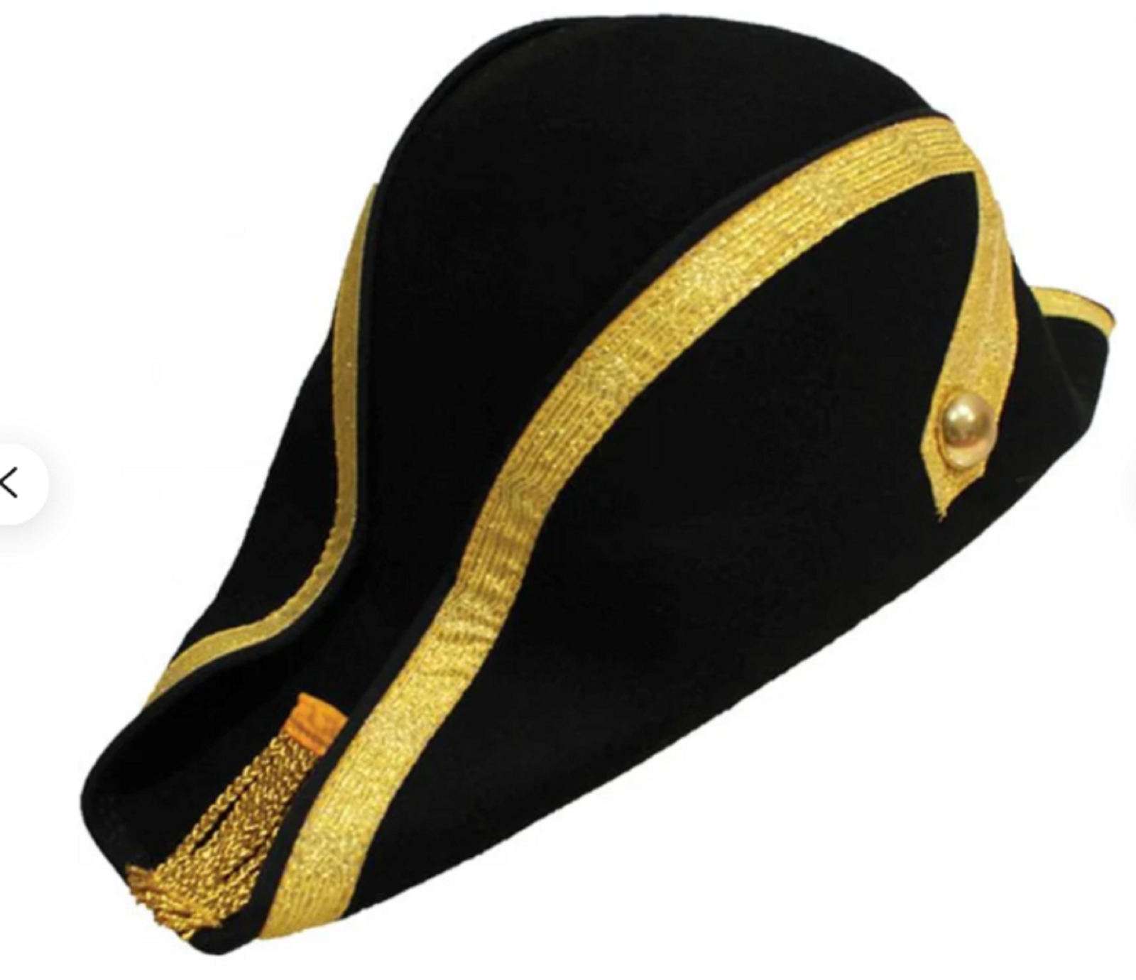 The TRICORNE BICORNE 18th CENTURY Army Military Tricorn Hat 100% Wool ...