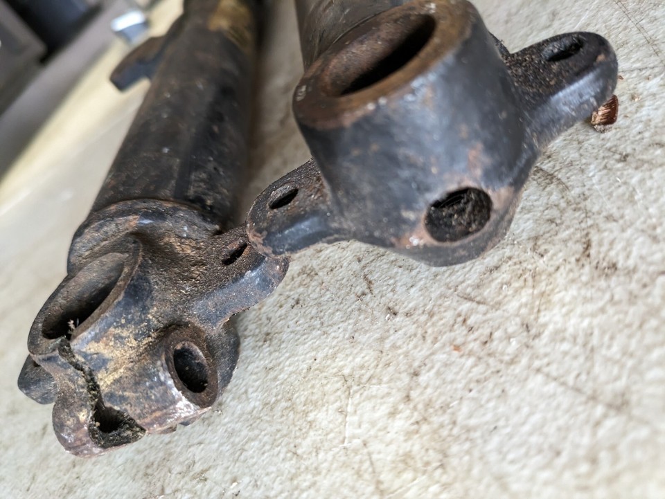 1969 BSA 441 B44VS Victor Special Front End Forks B44 Set OEM Triple ...