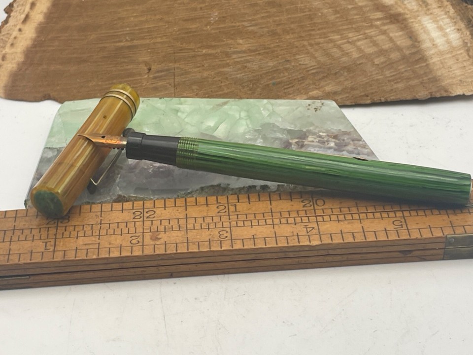 Vintage Morton Flat Top Fountain Pen by Union Pen Co--2559.24 | eBay