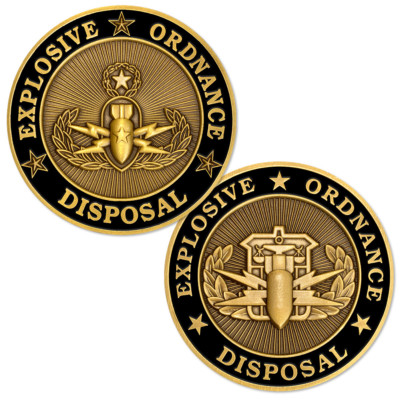 NEW Explosive Ordnance Disposal Challenge Coin. | eBay