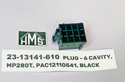 23-13141-610 Freightliner PLUG 6 CAVITY, MP280T, PAC12110541, BLACK | eBay