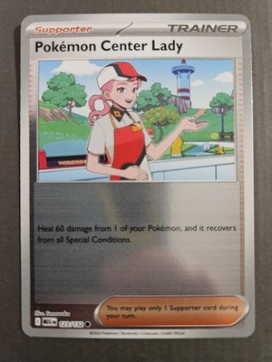 Pokemon Center Lady (Reverse Holo) 123/132 - Mega Evolution - Pokemon ...