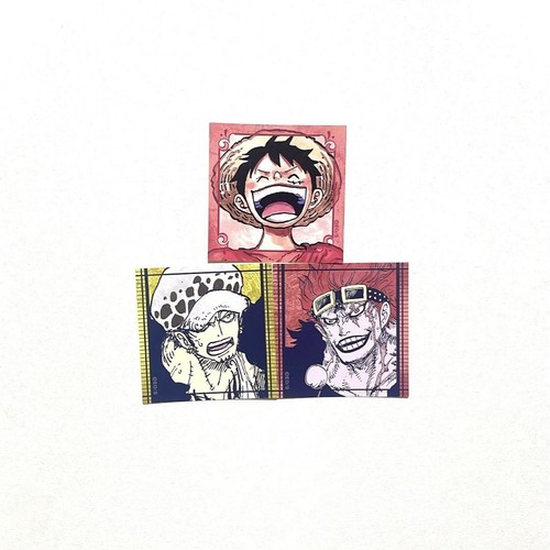 One Piece Sticker Collection Luffy Law Kid Opened Collectible Used | eBay