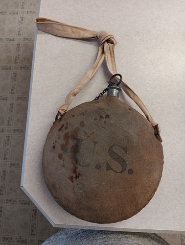 Pre WW1 US Canteen W/Strap | eBay