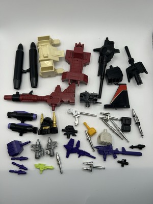 Lot Of Vintage Transformers G1 Weapons & Parts Takara Hasbro ...