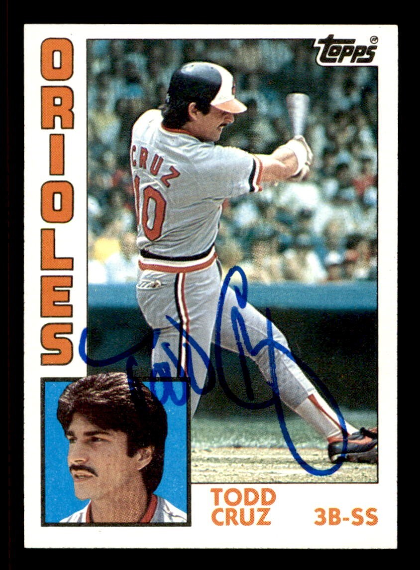 1984 Topps Baseball #773 Todd Cruz Signed Autograph (No COA) *e1 | eBay