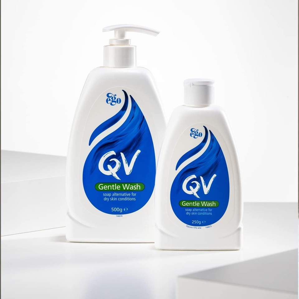 QV Gentle Wash, Gentle, Soap-free Moisturising Body Wash for Dry Skin ...