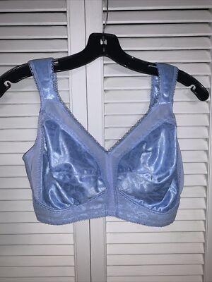 PLAYTEX 18 HOUR ORIGINAL COMFORT STRAP WIRE FREE BRA STYLE 4693 BLUE ...