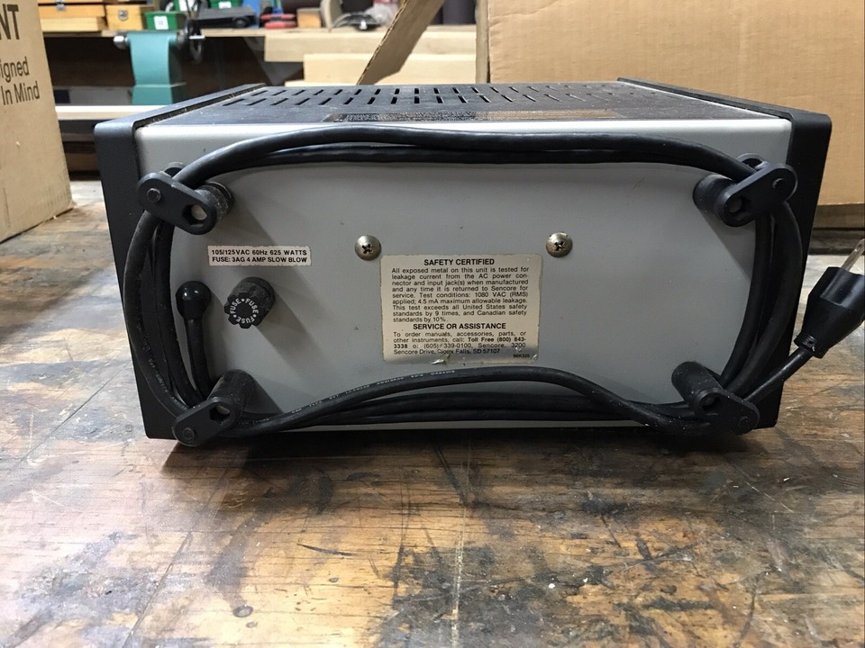 Sencore Ac “Powerite” Variable Isolation Transformer And Safety ...