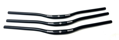 LOT OF 3 FRAMED Alloy Riser Mountain Bike Handlebars Black 760mm 31.8mm ...