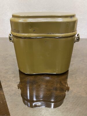 Original Soviet USSR Army Military Soldier Lunch Box Cook Food Set Bowl ...