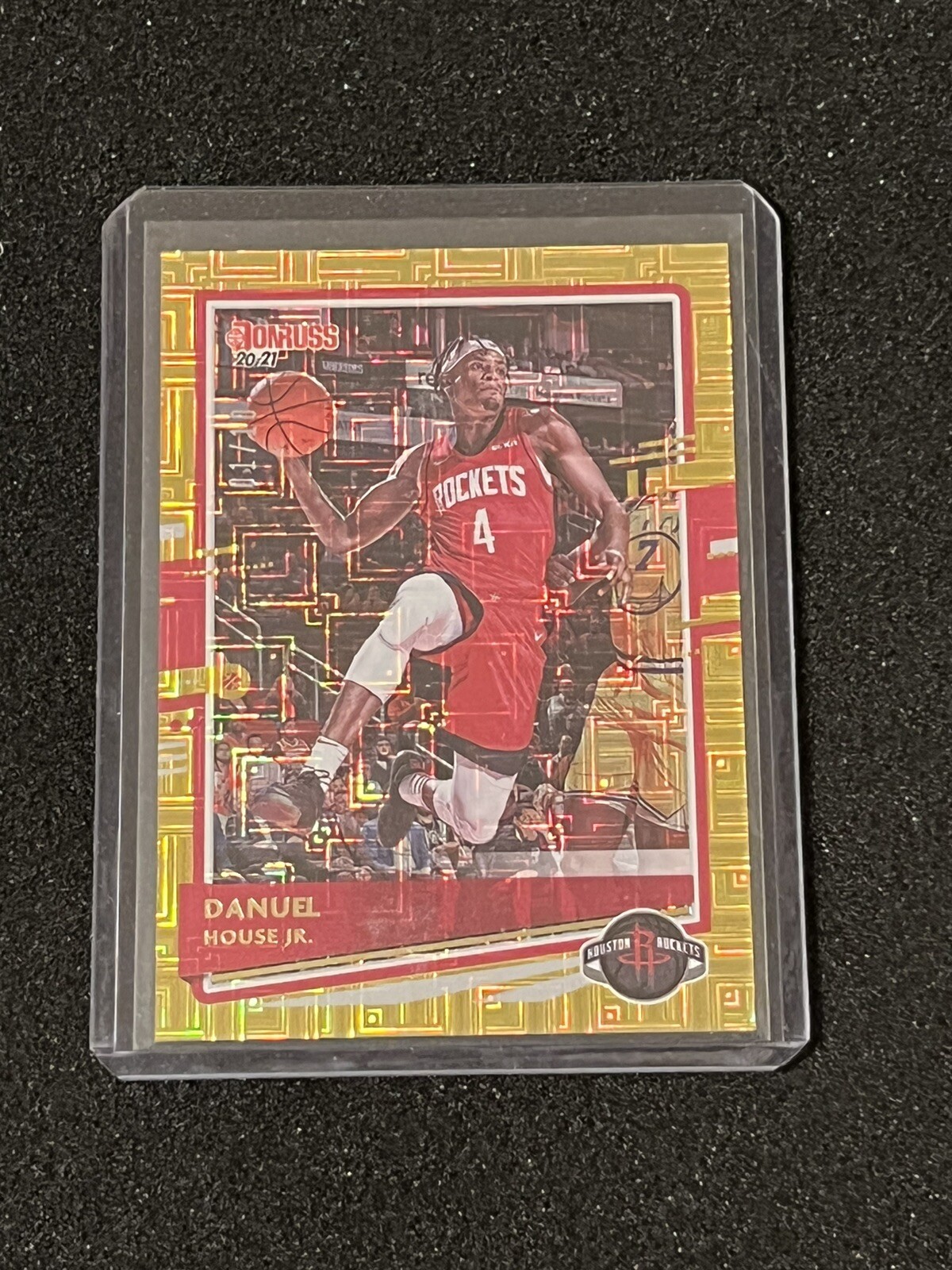 Danuel House Jr 2020-21 Donruss Choice Gold #d /10 Rockets 76ers #124 ...