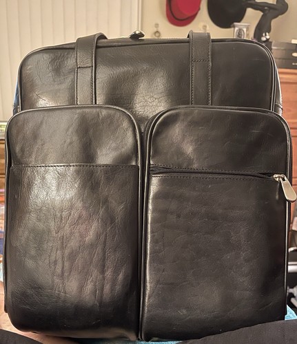 Lg Leather Laptop Valise Briefcase Backpack Pelle Studio Wilsons ...