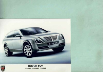 photo de presse / press photo original Rover TCV Tourer concept 2002 | eBay