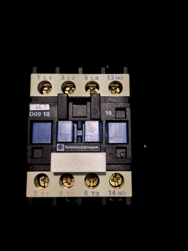 TELECANIQUE RELAY CONTACTOR LC 1 D09 10 24VOLT DC COIL CONTINUOUS ...