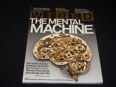 2011 JULY WIRED MAGAZINE - THE MENTAL MACHINE NICE FRONT COVER - L ...