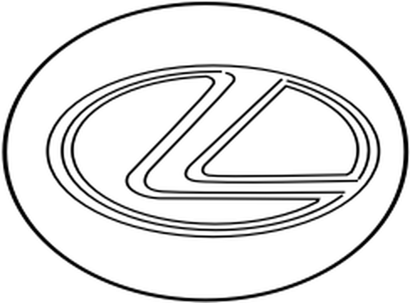 42603-76010 Toyota Ornament sub-assy, wheel hub 4260376010, New Genuine ...