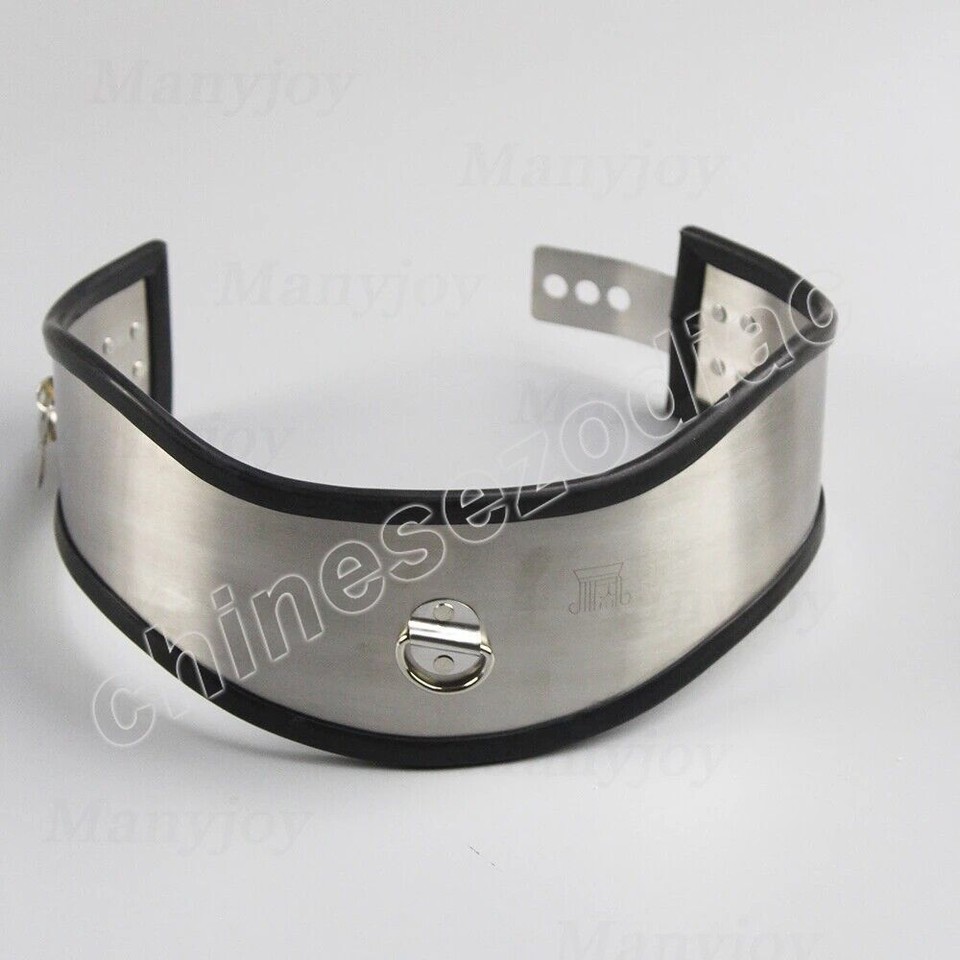 Bondage Neck Collar Posture Strict Choker Corset Straighten Up Lockdown ...