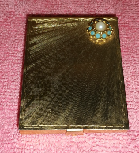 Vintage Miniature Tiny Brass Notepad Holder With Pad | eBay