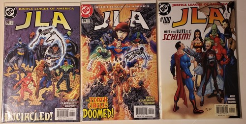 JLA Run # 98 #99 & #100 DC Comics 2004 20 years old NM+ / M SALE! | eBay