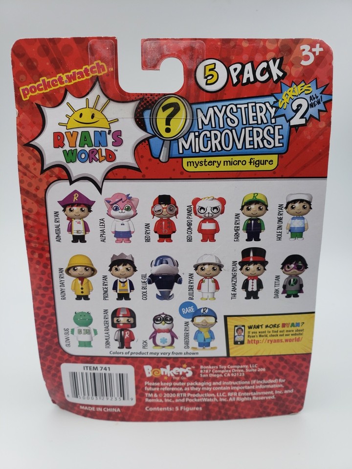 Ryans World Mystery Microverse The Amazing Ryan & Mystery Micro Figure ...