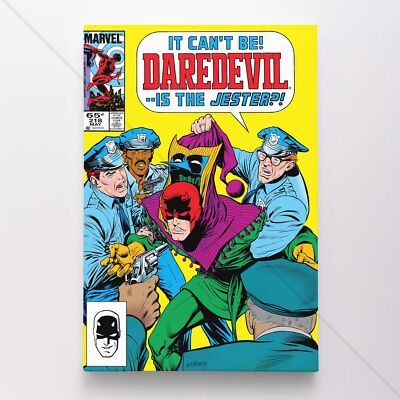 Daredevil Poster Canvas Vol 1 #218 Comic Book Art Print | eBay