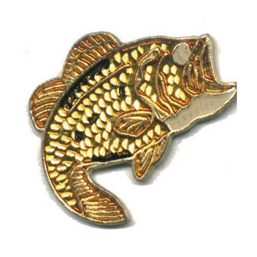 Wholesale Lot of 12 Gold Fish Wide Mouth Lapel Hat Pins Tie Tac FAST ...