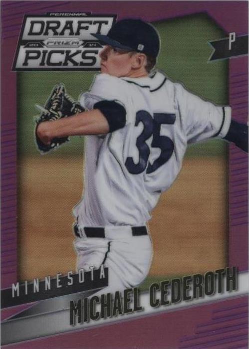 2014 Panini Prizm Perennial Draft Picks - Michael Cederoth #4 Purple ...