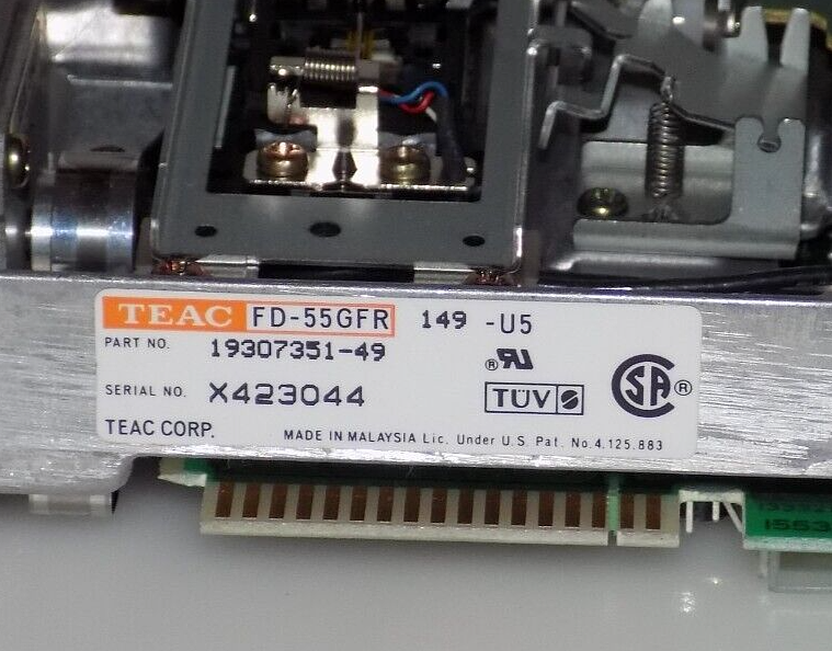 VINTAGE- TEAC FD-55GFR 1.2MB DOUBLE SIDED/DOUBLE DENSITY 5.25" FLOPPY ...