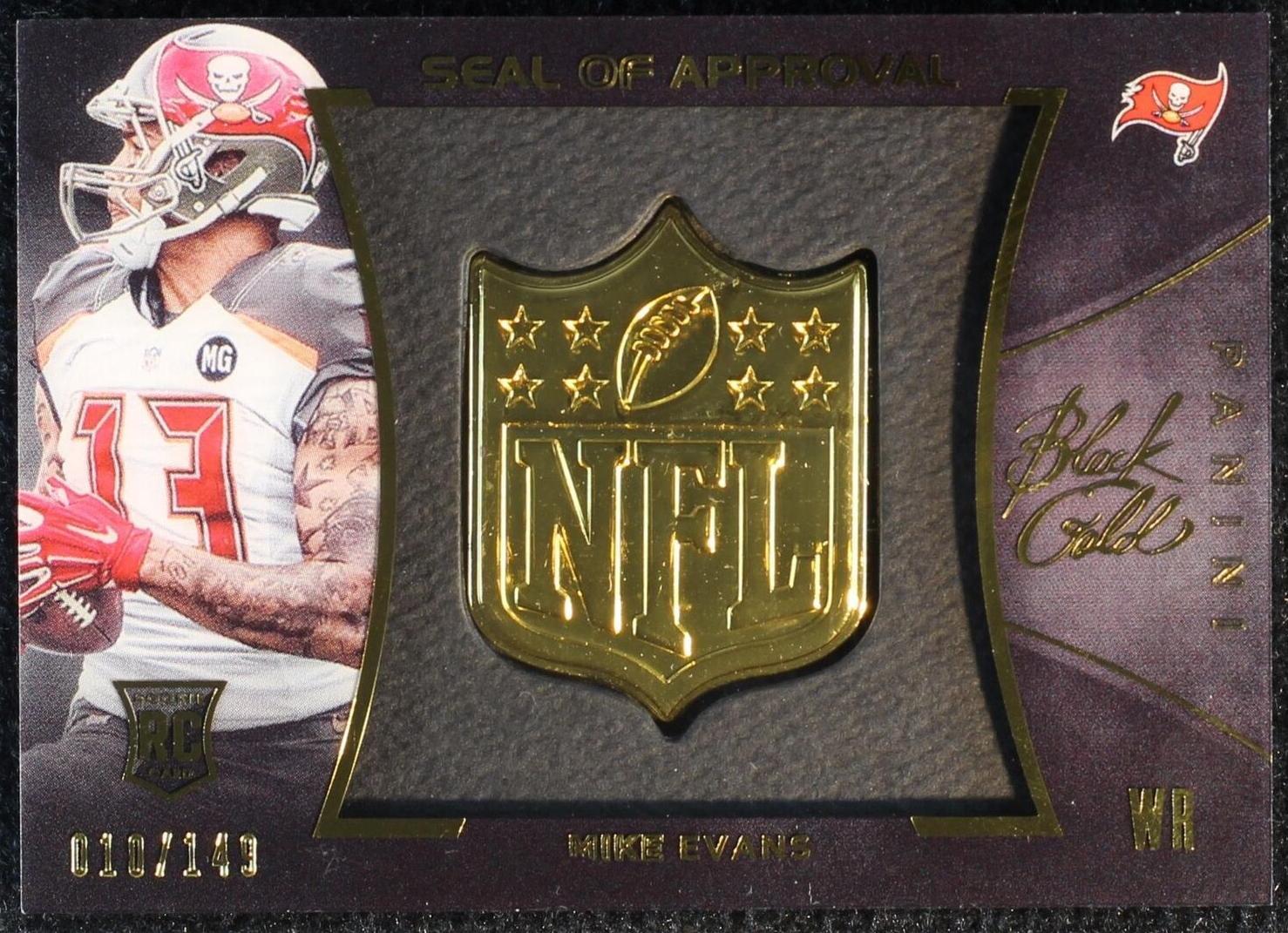 2014 Panini Black Gold - Nfl Seal of Approval Mike Evans #SOA-17 /149 ...