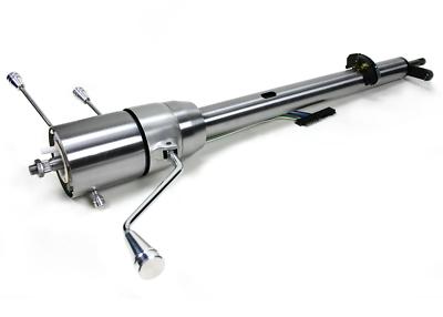 55-59 Chevy 3100 Truck Brushed Alum Ididit Tilt Steering Column Shift ...