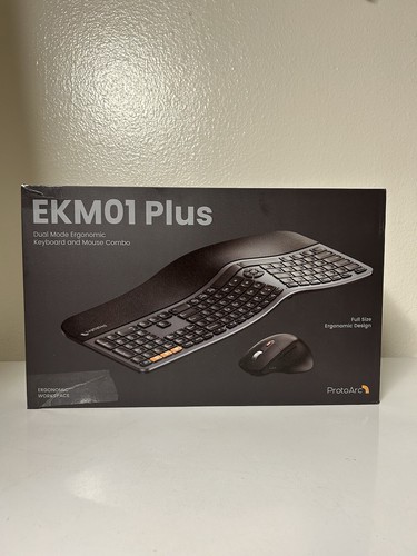 Brand New - ProtoArc Backlit Wireless Ergonomic Keyboard, EK01 Plus ...