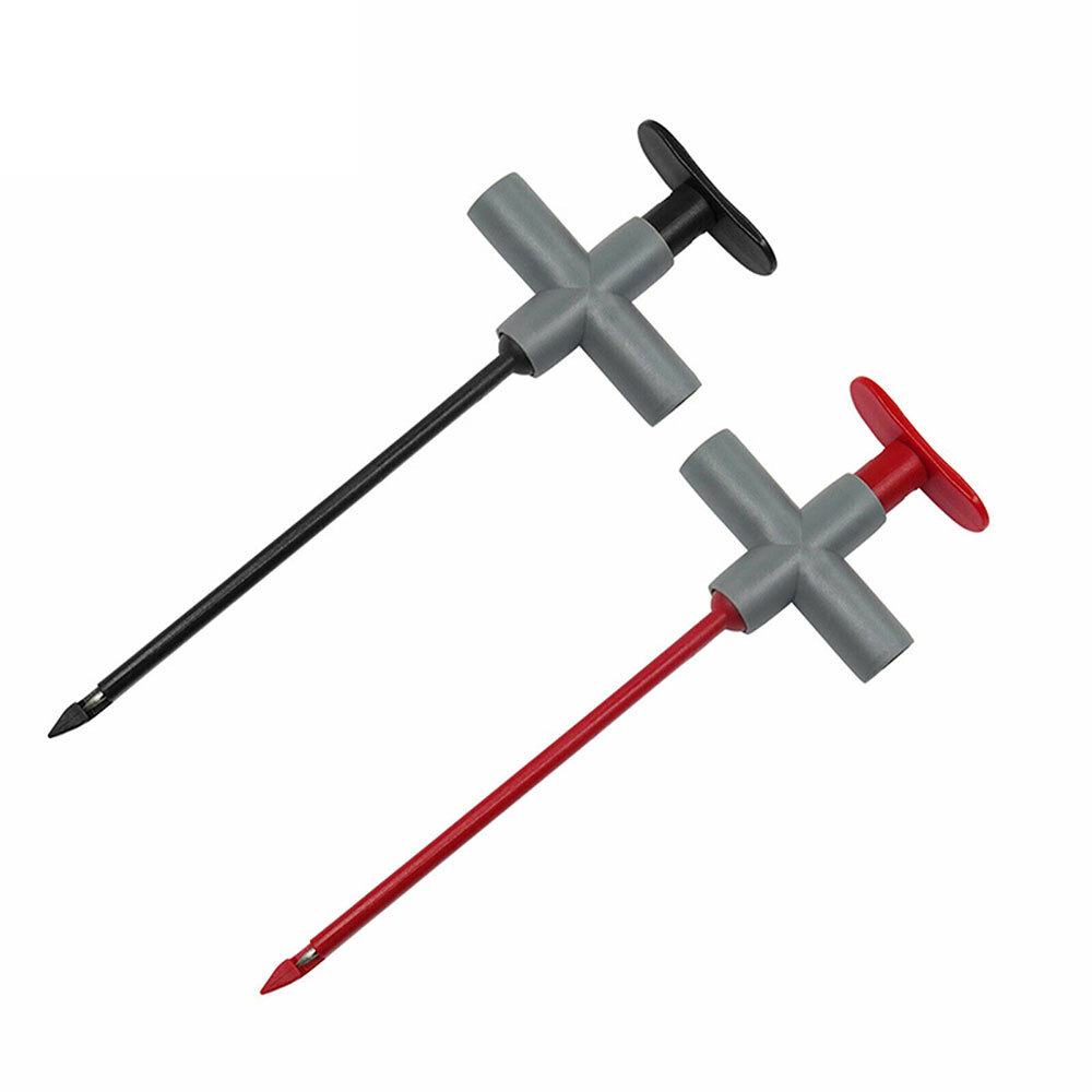 USA 1/2Pcs Automotive Wire Piercing Clip Puncture Probe + 4mm Banana ...